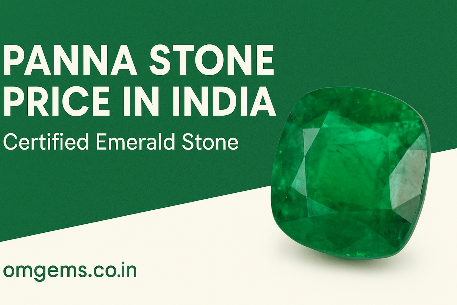 Panna Stone Price In India 2026 – Emerald Price, Benefits & Buying Guide